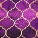 Arabic Fabric Purple Moroccan Upholstery Fabric Bright - Etsy