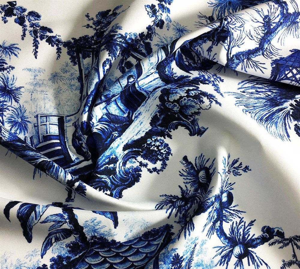 French Fabric, Toile De Jouy Antique French Fabric, Toile Upholstery ...