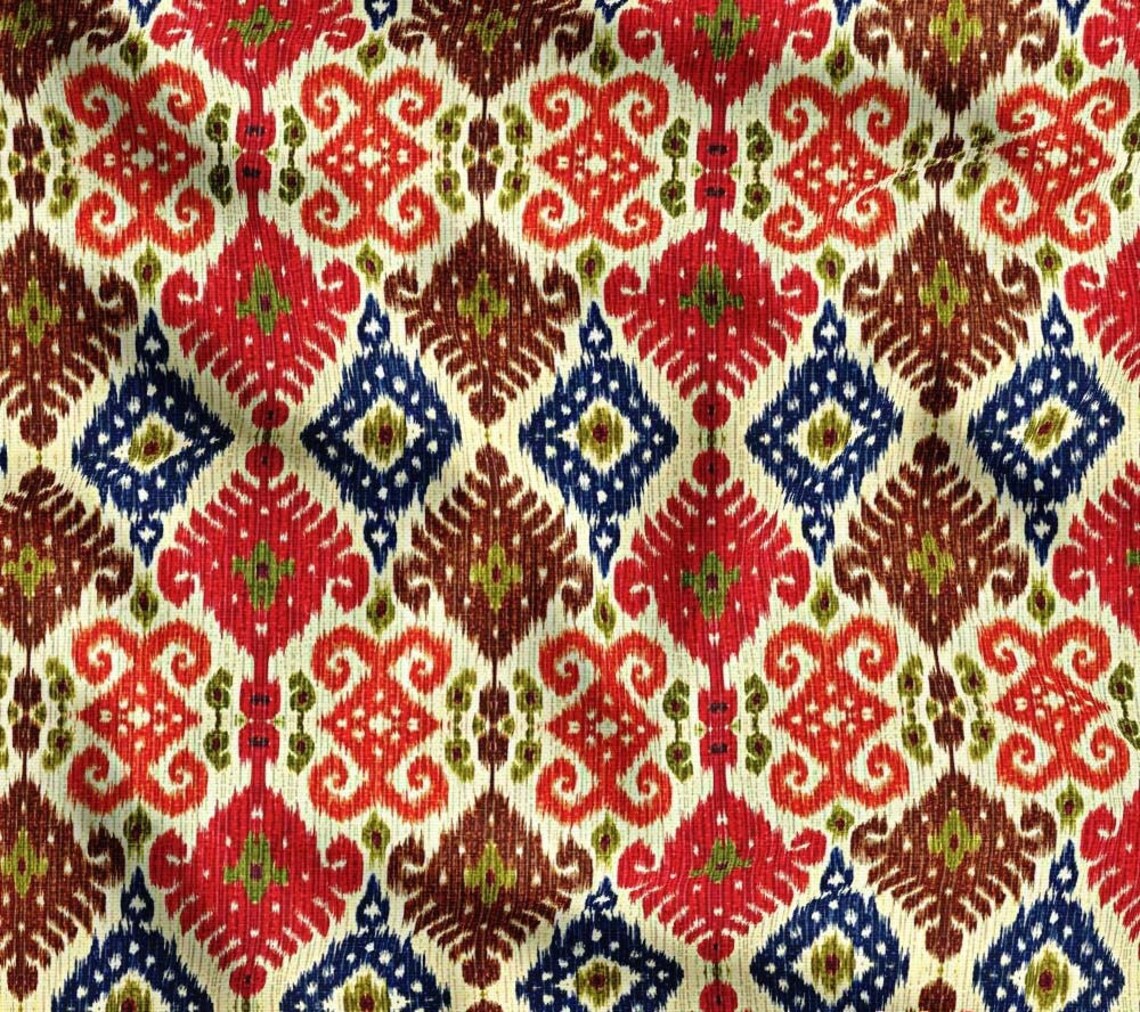 Native American Tribal Print Fabric by the Yard Southwestern - Etsy