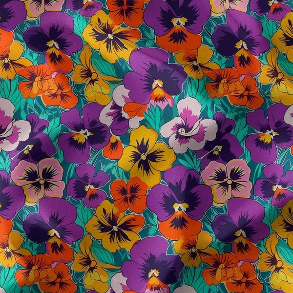Violet Fabric Flower - Etsy