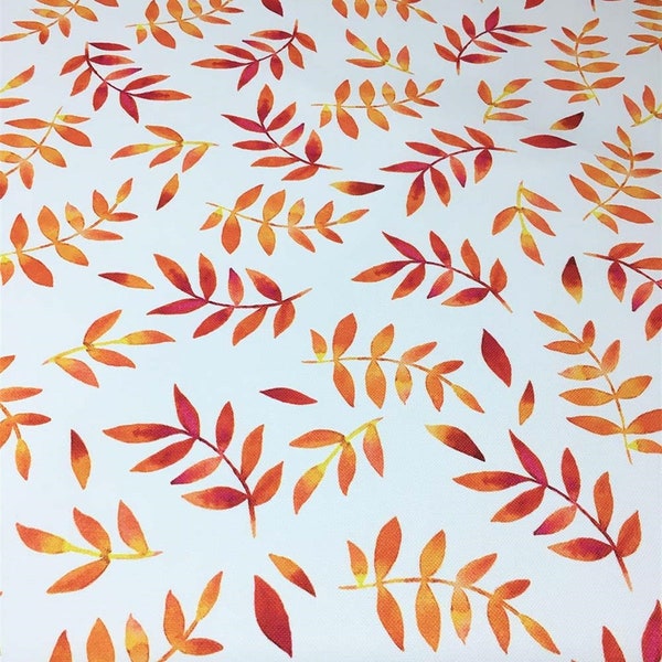 Autumn Leaves Fabric - Etsy