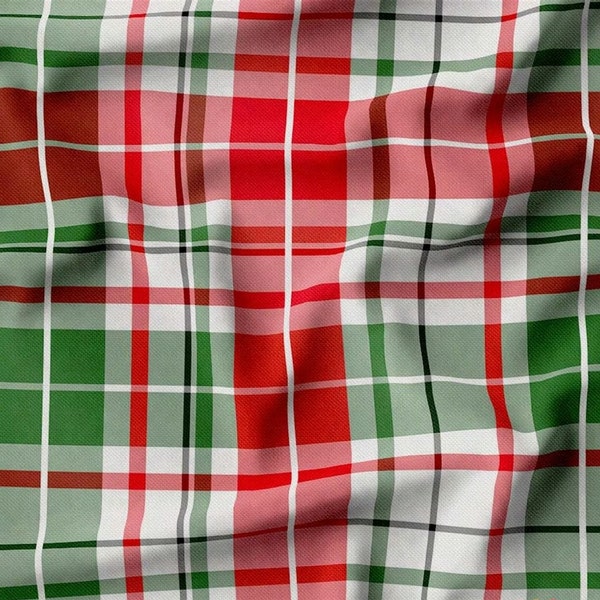 Red Green Fabric - Etsy