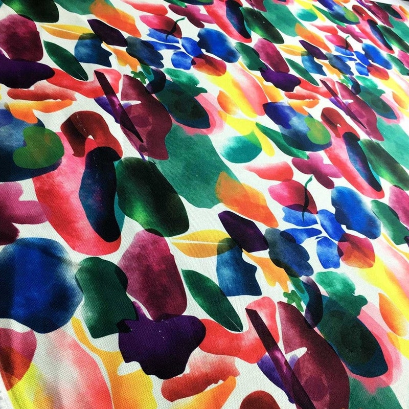 Watercolor Fabric - Etsy