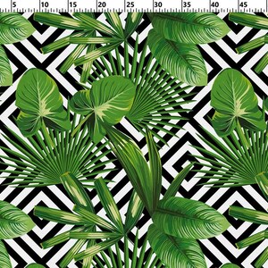 Botanical Fabric by the Yard, Block Print Fabric, Upholstery Fabric ...