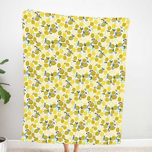 Modern Lemon Print Upholstery Fabric by the Yard, Schumacher Fabric ...