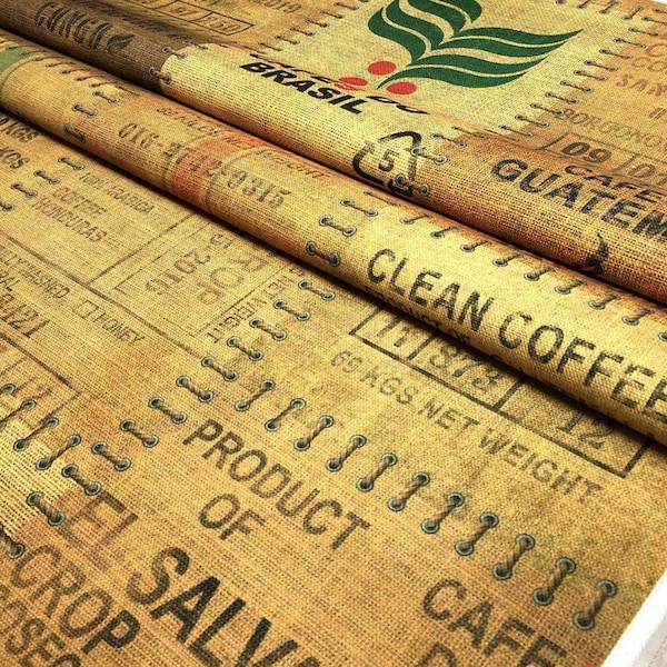 Coffee Fabric - Etsy