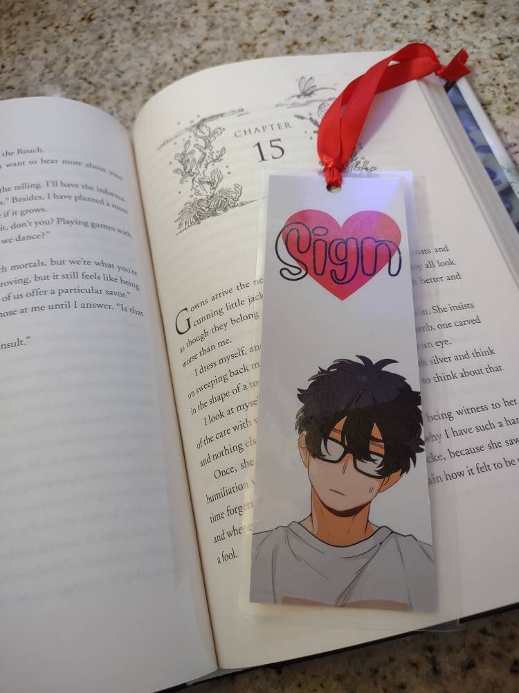 Sign Bookmark - Etsy