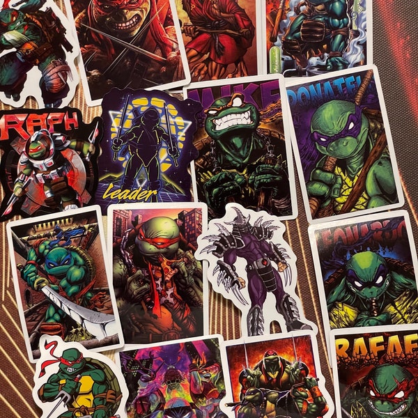 Ninja Turtle Cards - Etsy