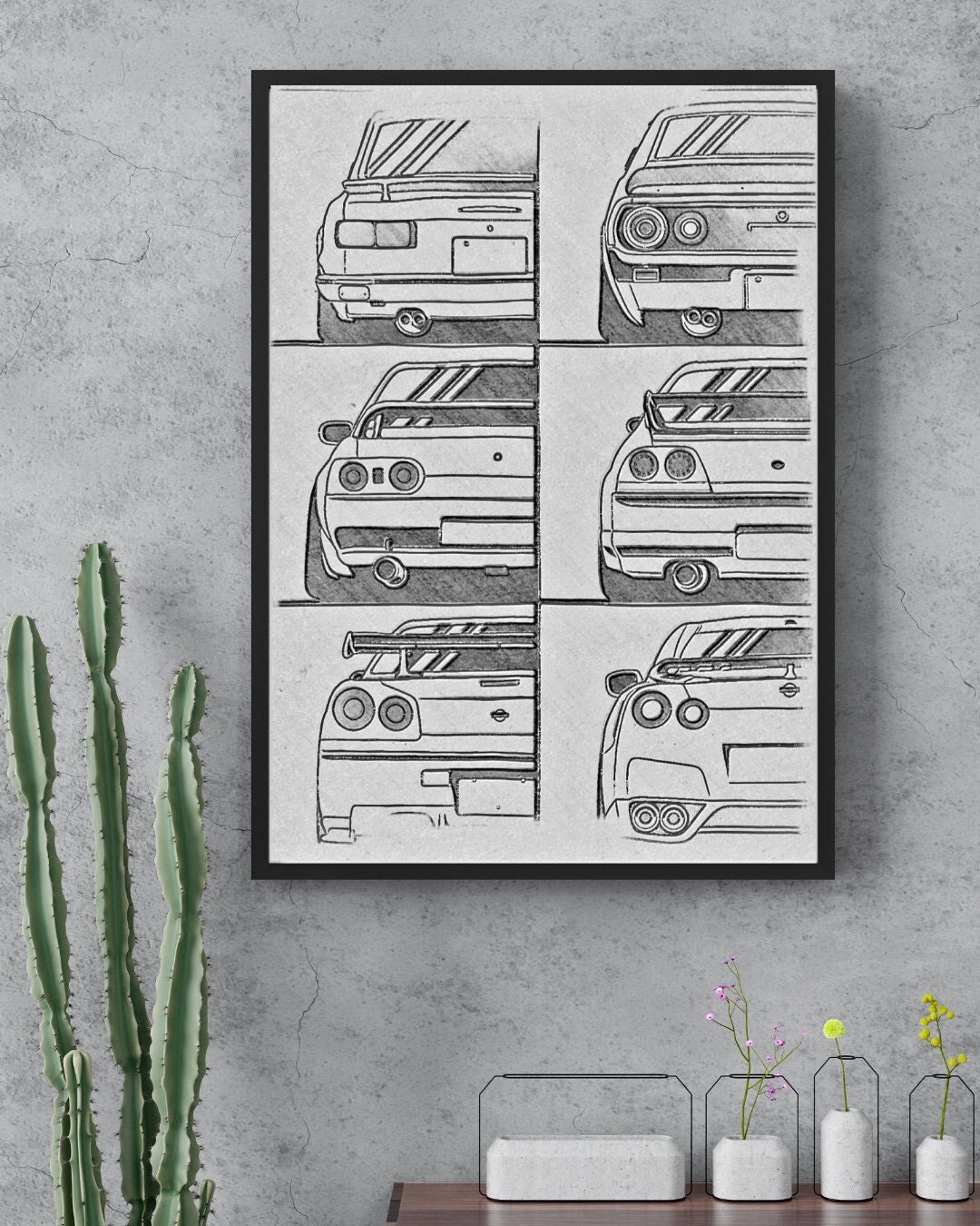 Nissan Skyline Evolution Poster Wall Art Picture - Etsy UK