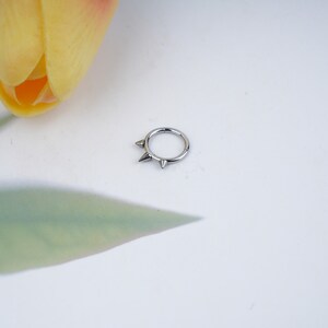 Punk Rivet Stud Lip Piercings, Rivet Tongue Ring, Devil Tooth Lip ...