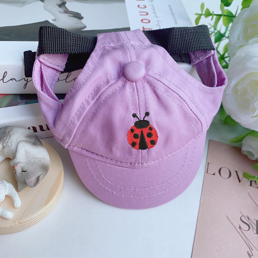 Personalized Ladybird Cap for Dog, Custom Embroidered Pattern for Dog ...