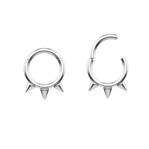 Punk Rivet Stud Lip Piercings, Rivet Tongue Ring, Devil Tooth Lip ...