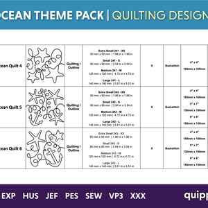 Ocean Theme Embroidery Designs, Edge-to-edge Starfish Embroidery, Boho ...