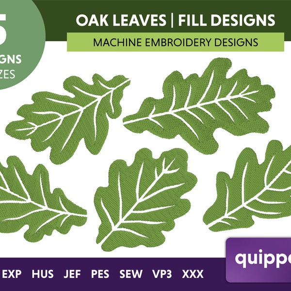 Oak Leaf Design - Etsy