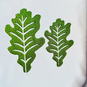 Oak Leaf Embroidery Design, Oak Tree Leaves Fall Machine Embroidery ...