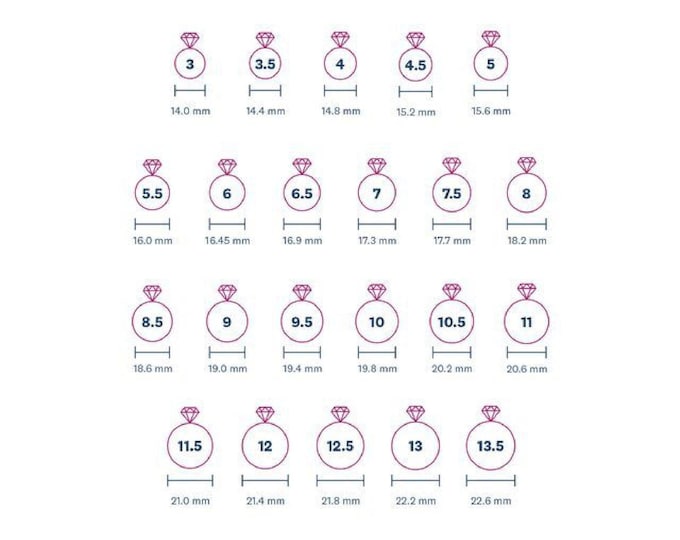 Printable Ring Sizer Accurate Ring Size Finder Measuring Tool ...