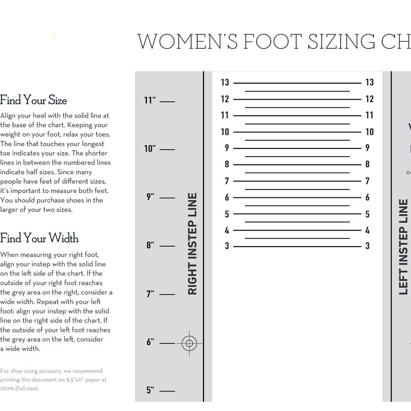 Us Shoe Size for Woman - Etsy