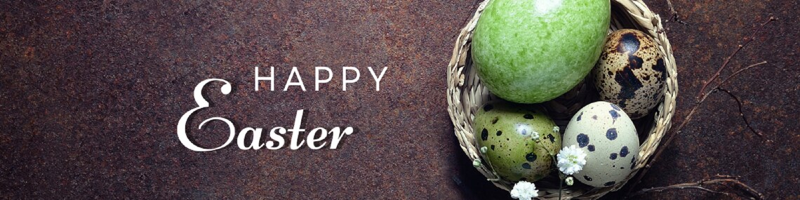 Happy Easter Etsy Shop Banner Mini Big Banner Etsy Shop | Etsy