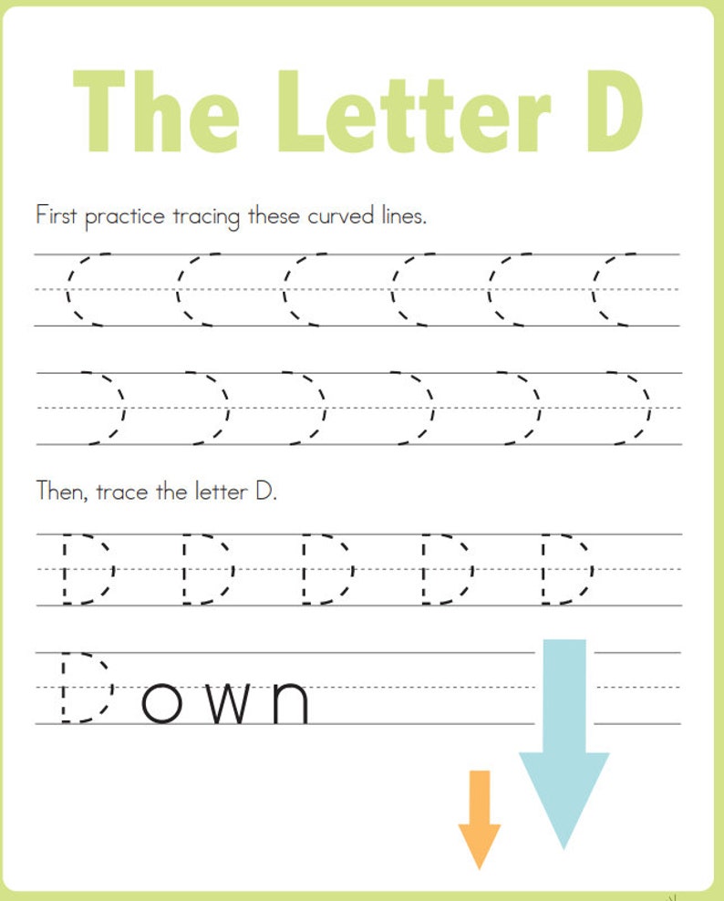 Letter Learner Full Workbook Nursery Age A-Z Letters - Etsy