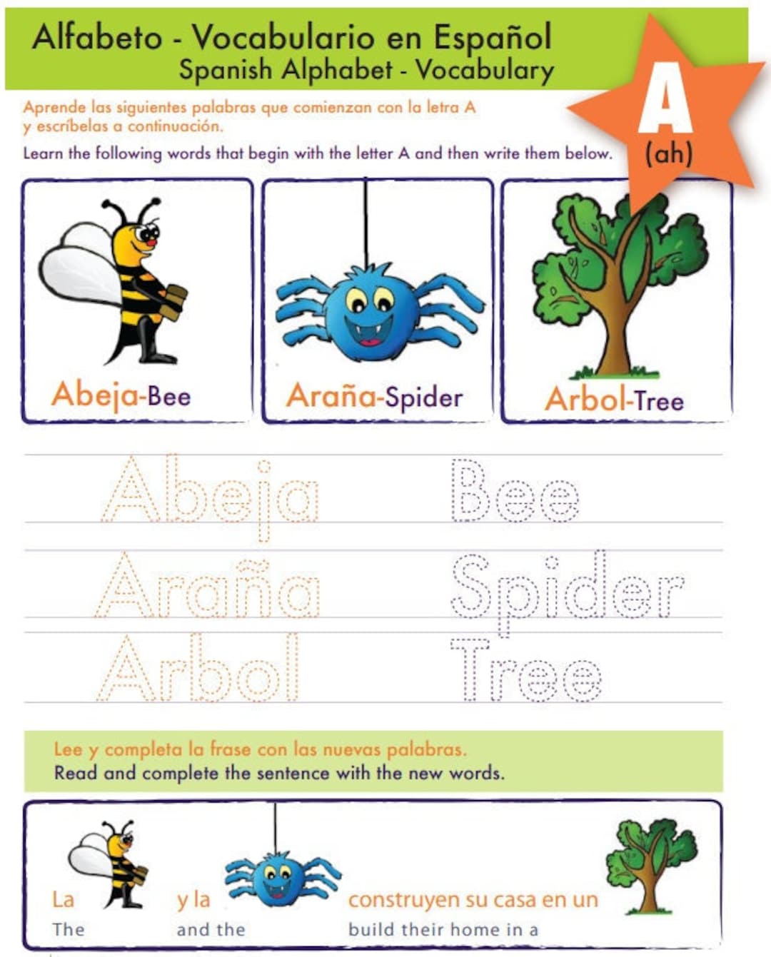Alfabeto Espanol Worksheet