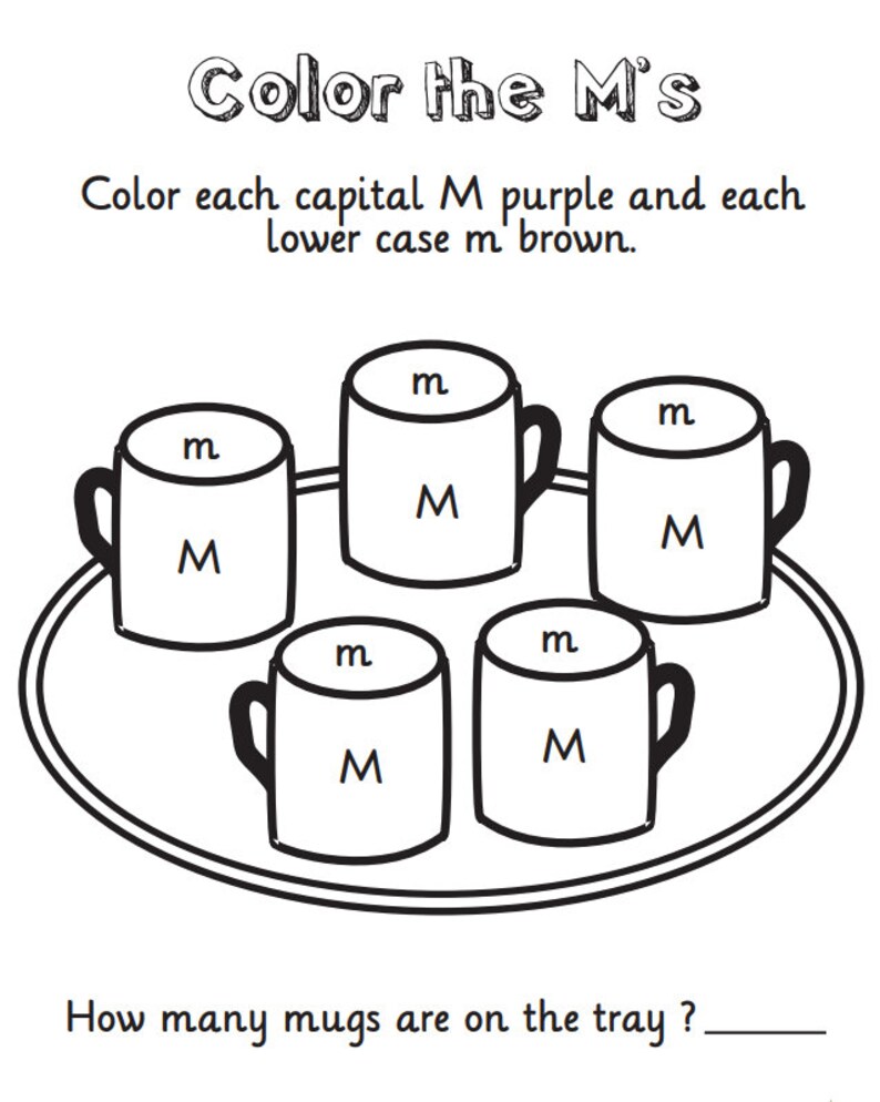 Letter Learner Full Workbook Nursery Age A-Z Letters - Etsy