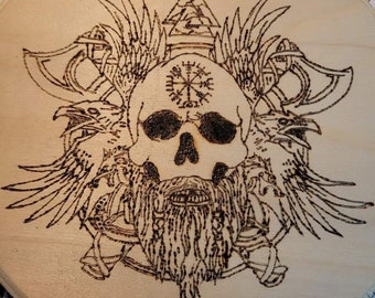 Skull Wood Burning | Etsy