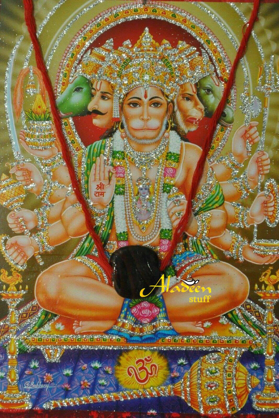 Hindu God Hanuman Temple Balaji Powerful Locket Protection From Evil ...