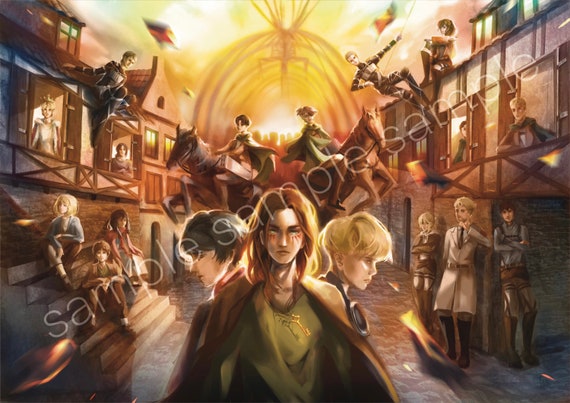 Aot Digital Print A4 - Etsy