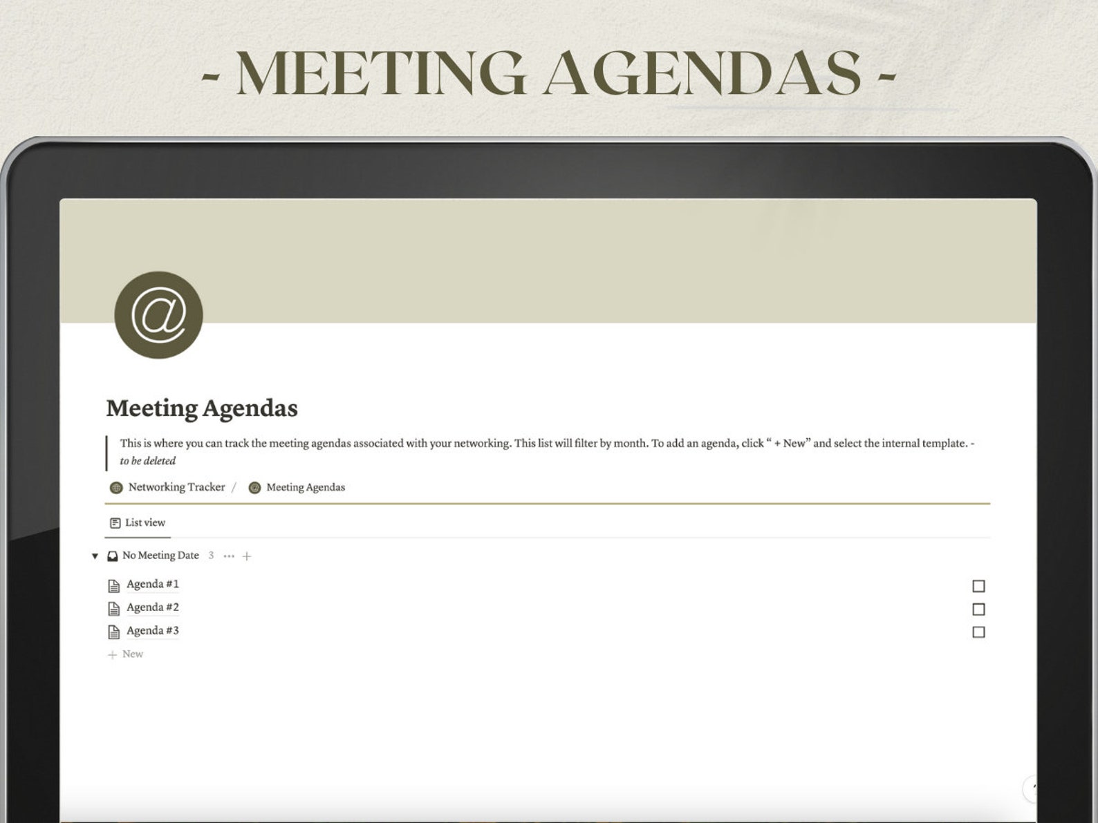 Notion Networking Tracker // Notion Template // Networking Planner // Notion Template Business ...