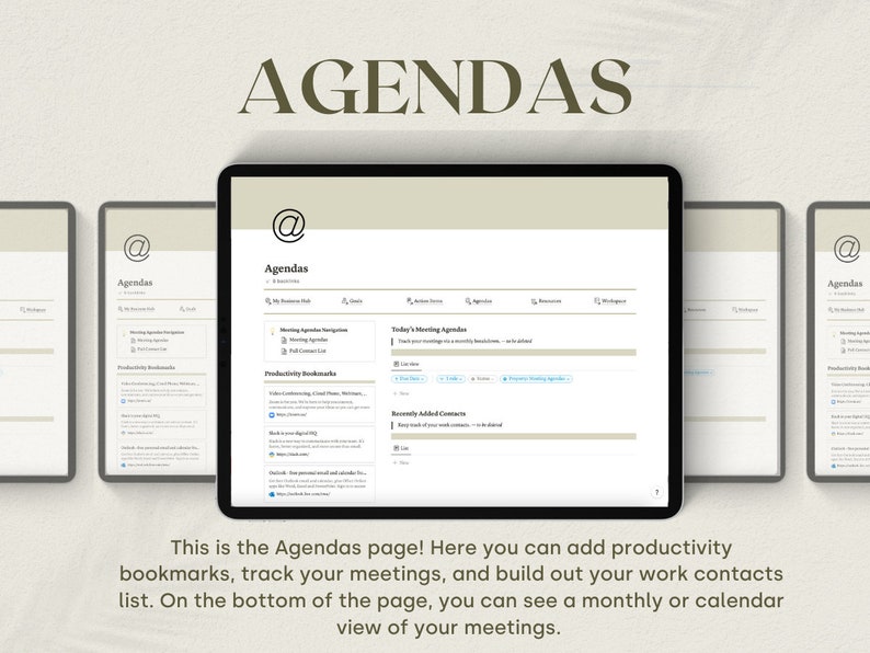 Notion Business Hub // Notion Template // Notion Template - Etsy