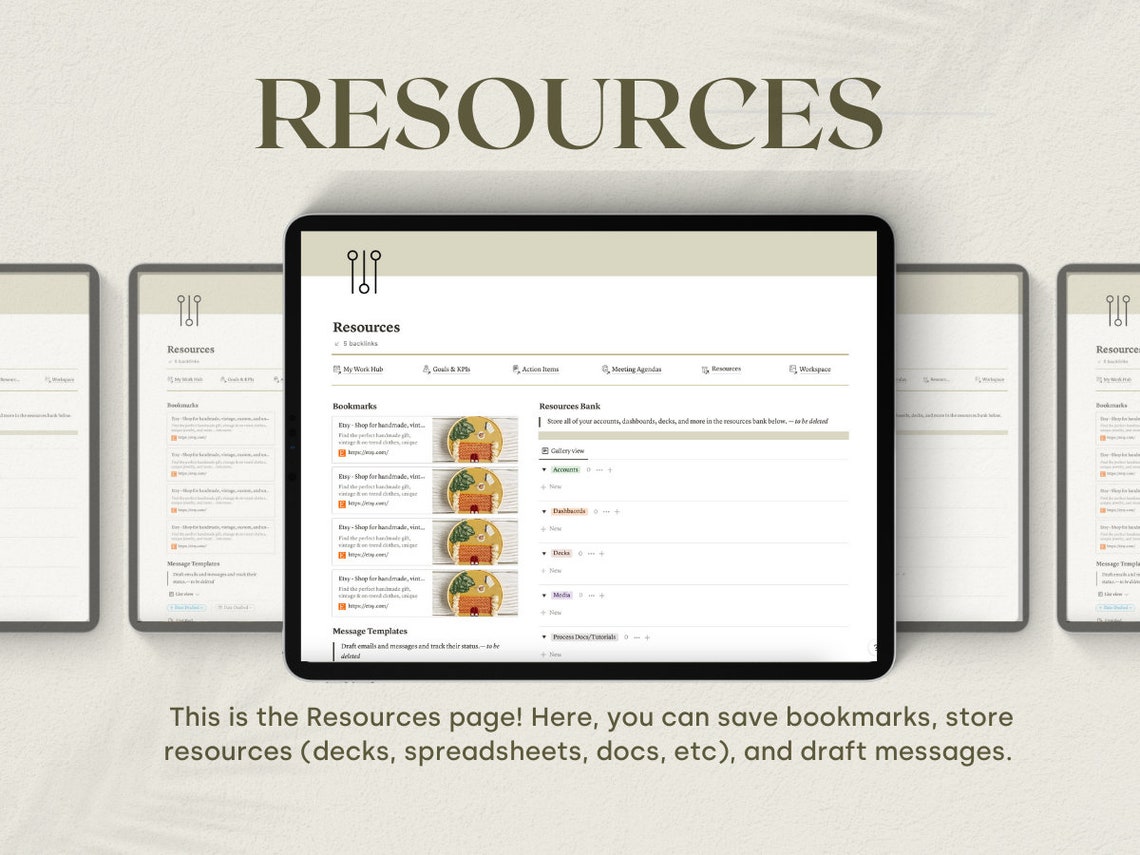 Notion Work Hub // Notion Template // Notion Work Planner - Etsy