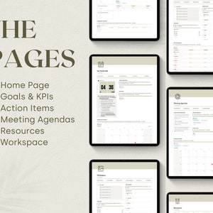 Notion Work Hub // Notion Template // Notion Work Planner - Etsy