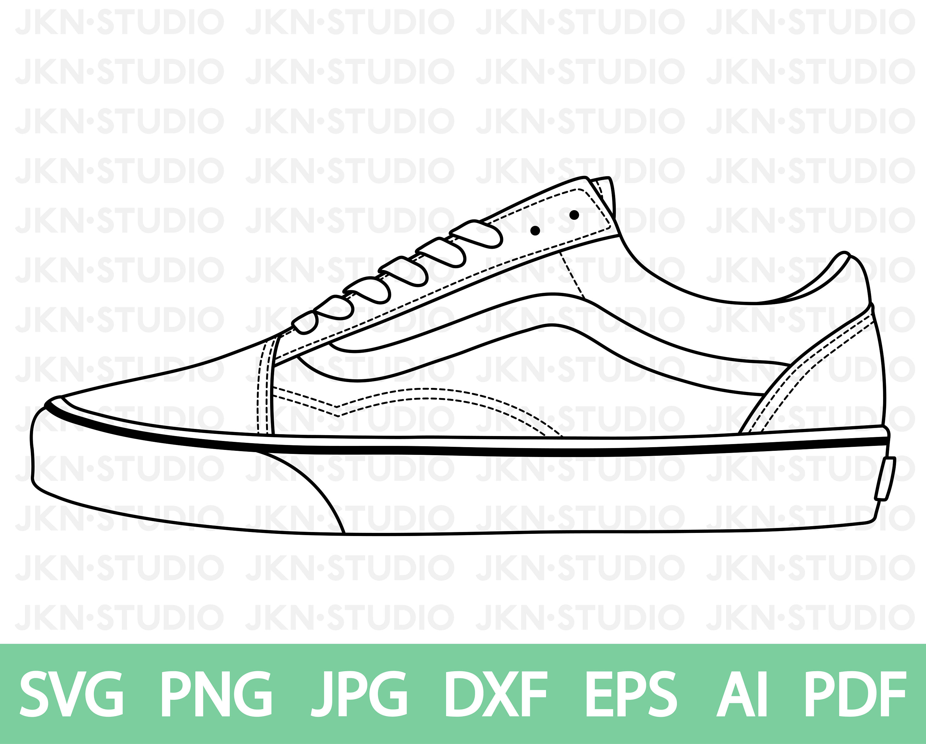 Vans Slip On Template