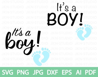 It's a Boy Digital Download File Svg Eps Jpg Pdf - Etsy