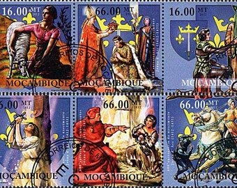 Joan of Arc Stamp - Etsy