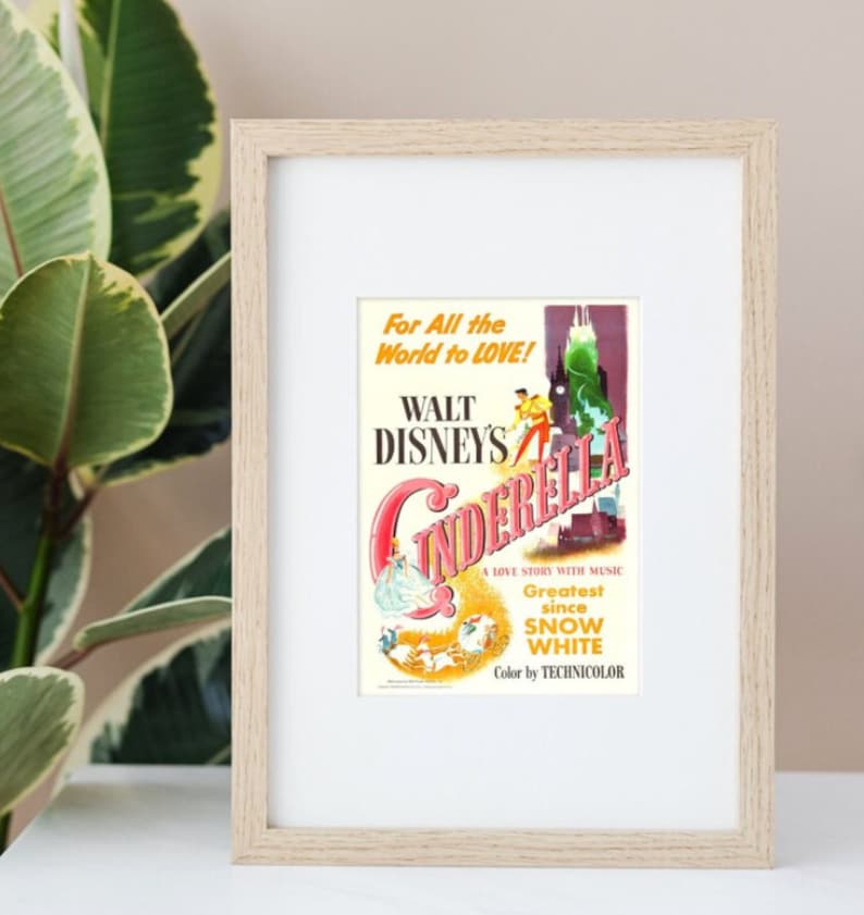 Cinderella, 1950 American Animated Musical Fantasy Film Original Poster ...