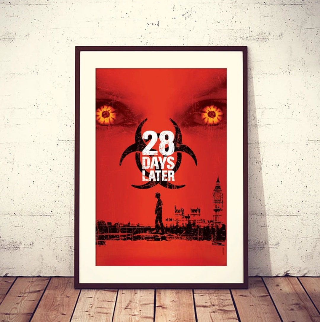 28 Days Later, Film Poster, 2002 British Post-apocalyptic Horror Film ...