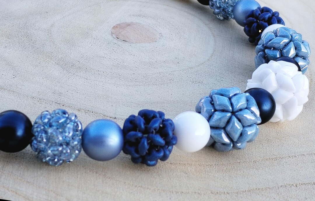 DIY-KIT Deep Ocean Beaded Beads Materials, KIT, Bead Waving Tutorial ...