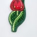 Spring Tulip Embroidered Brooch, Beadembroidery, Beaded Brooch, Tulip ...