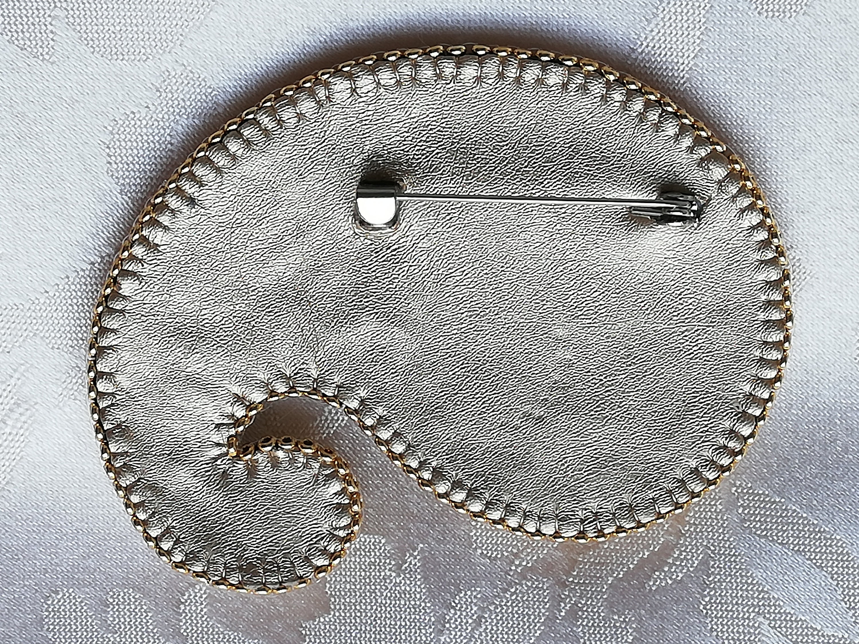 DIY-KIT, Paisley Brooch KIT in Lapis Lazulit-gold, Beadembroidery Instructions and Supplies - Etsy