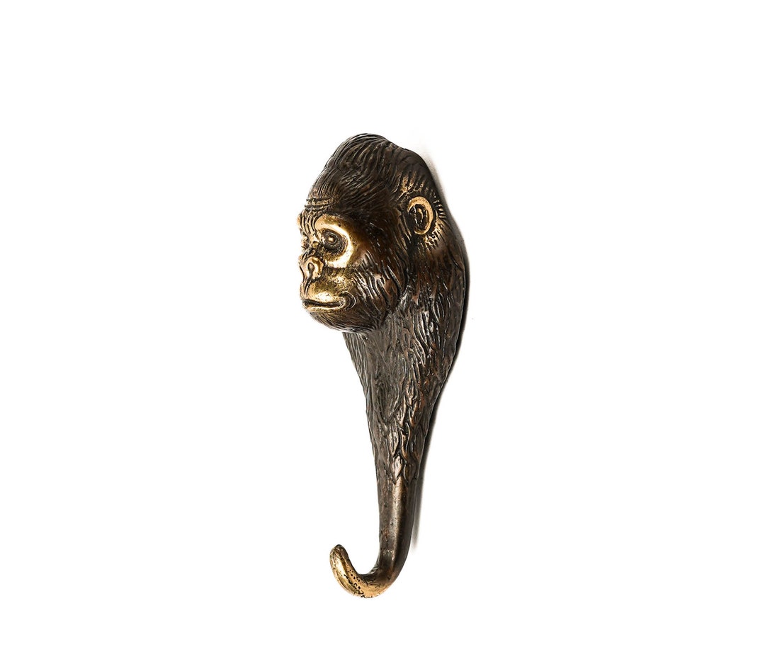 Monkey Hook 5 Inch / 12 Cm, Hook Bronze, Cloth Hanger, New Home Decor ...