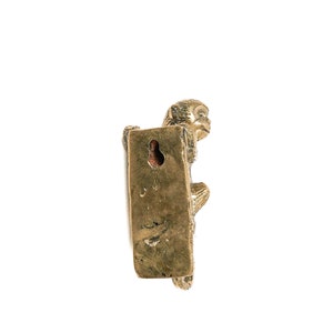 2 Solid Brass Monkey Hook, Wall Hanger, 3 Inch - Etsy