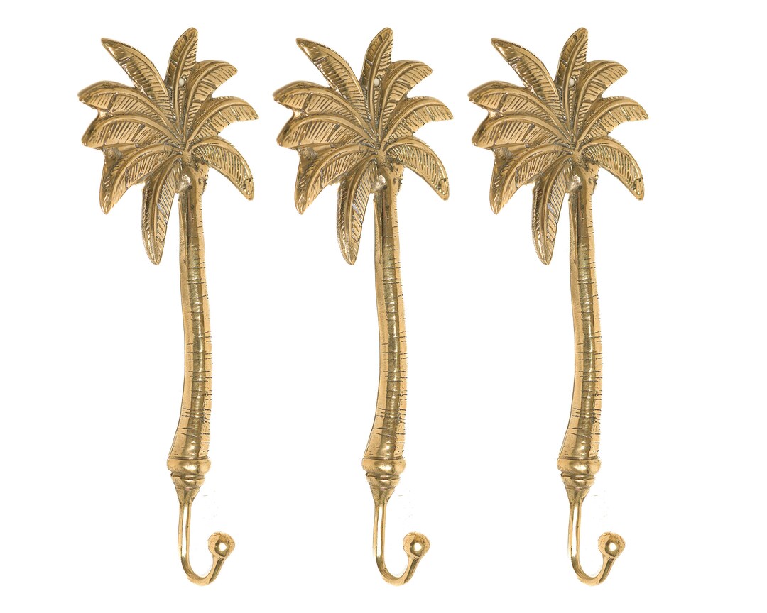 Bronze Palm Tree Hook, Tropical Wall Decor (11 Inch/27 Cm) - Etsy