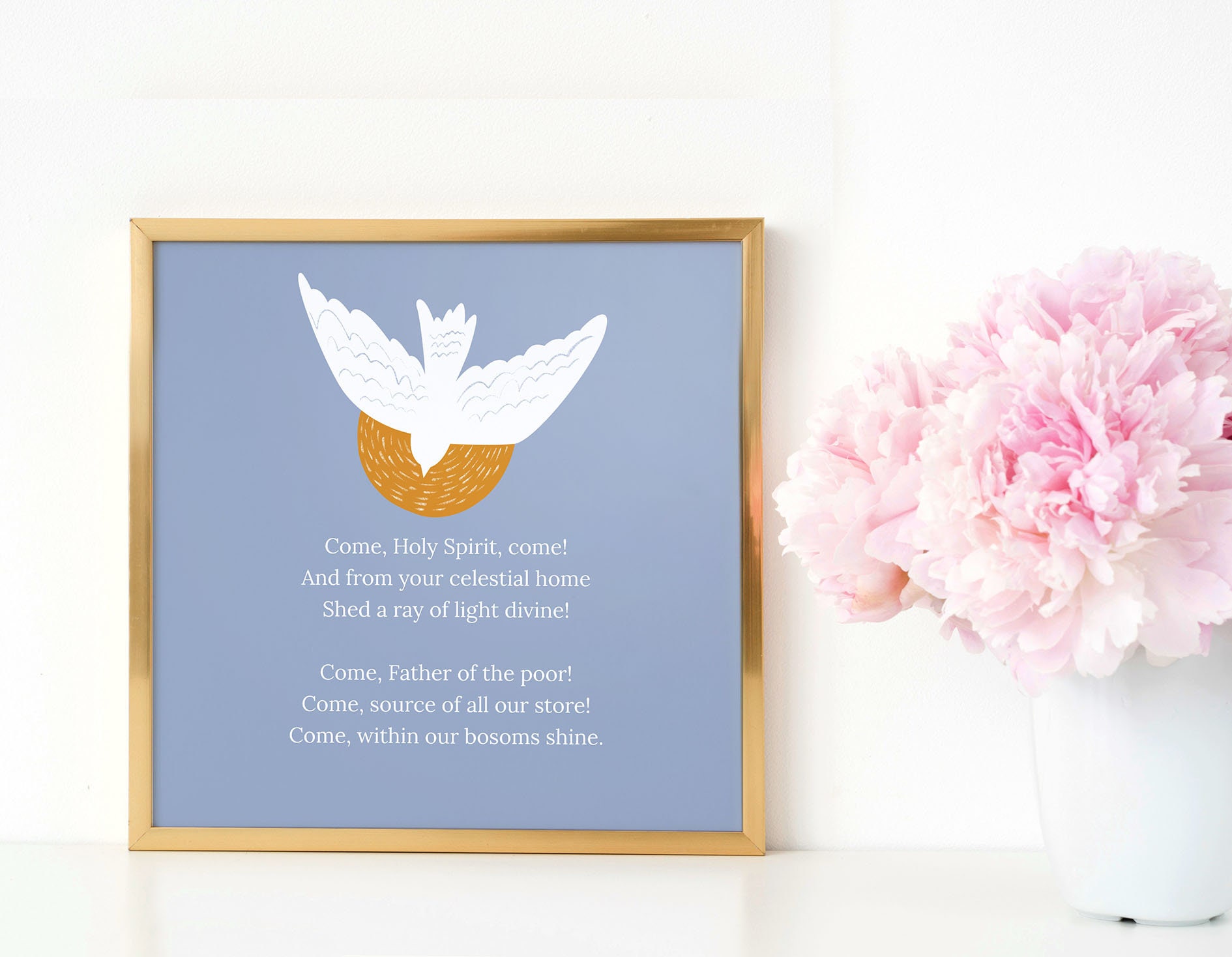 The Holy Spirit Prayer Printable, Sequence to the Holy Spirit, Set of 5 ...