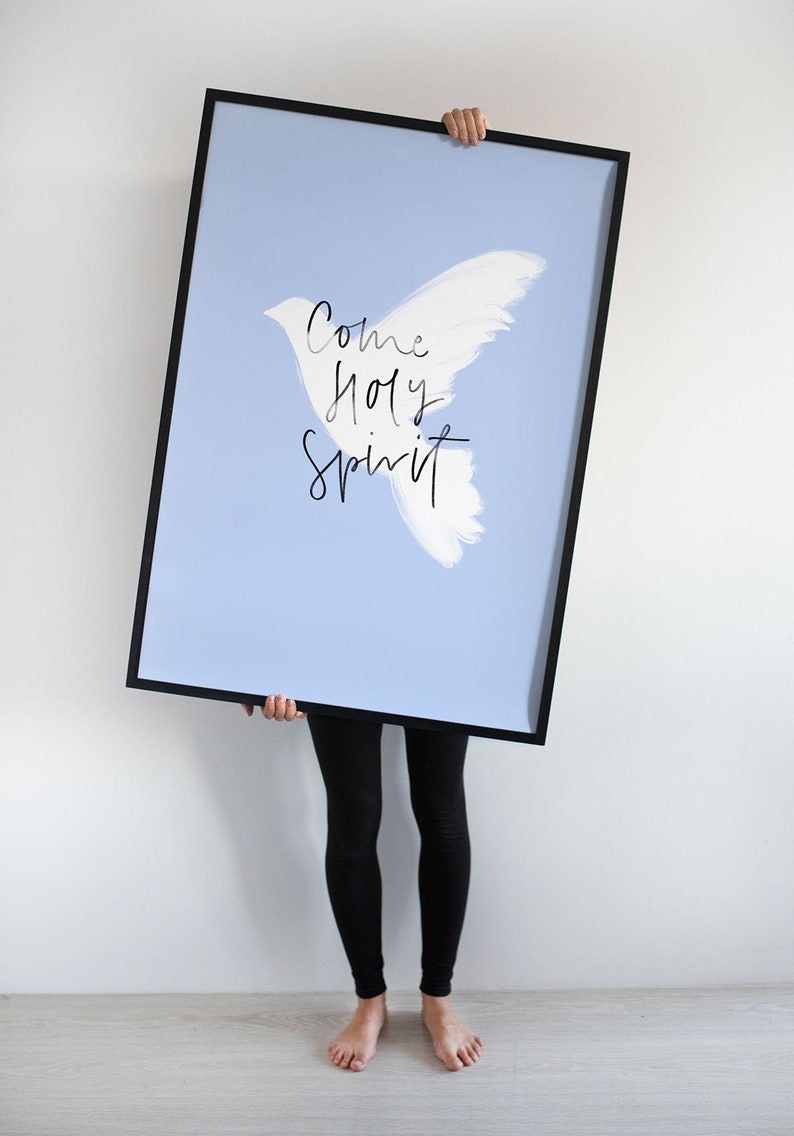 Christian Nursery Wall Art, Colourful Set of 3 Religious Posters, Holy ...