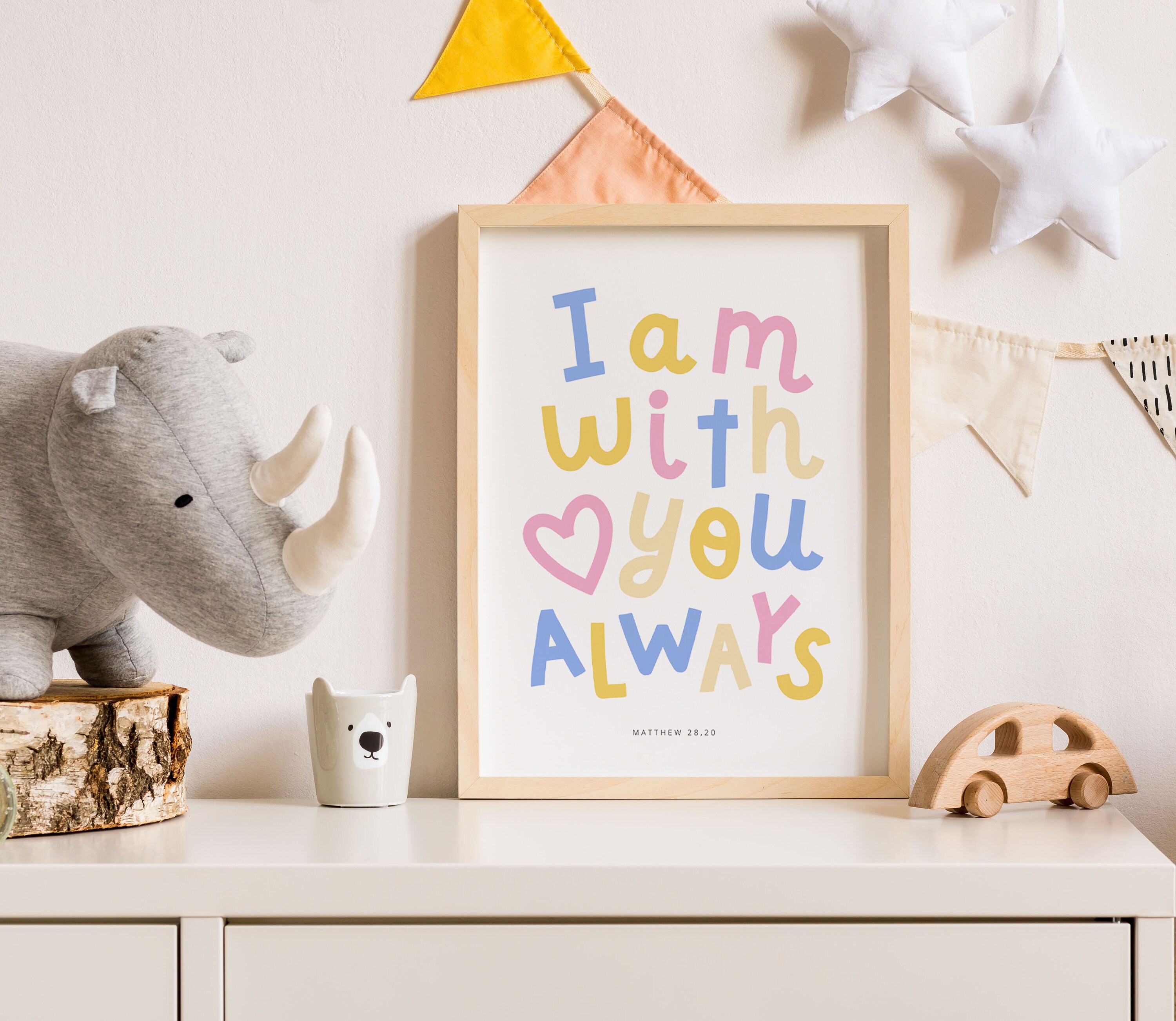 Kid's Prayer Printable, Set of 3 Poster Nursery, Angel of God, the ...