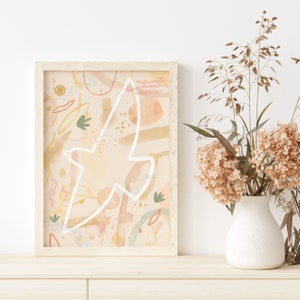 Set of 3 Christian Posters, Pastel Colors, Holy Spirit Poster, Blessing ...