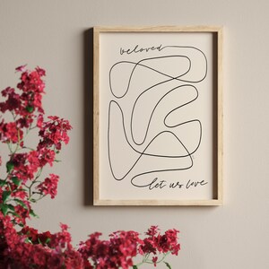 Set of 3 Modern Christian Posters, Warm Colour, Holy Family ...