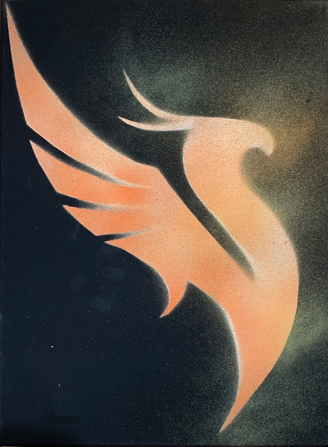 ILLENIUM Inspired Spray Painted Phoenix - Etsy