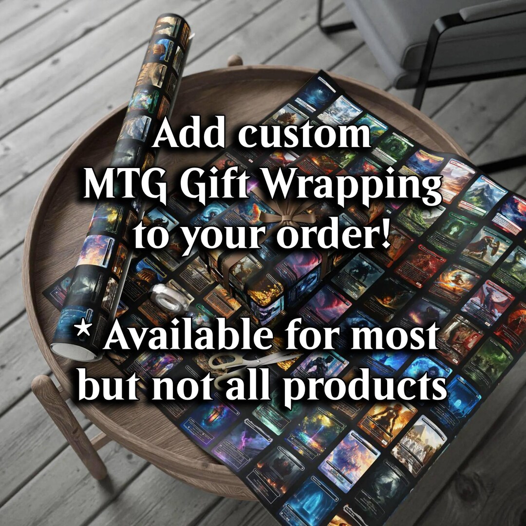 Add Custom Gift Wrapping to Your Order Featuring Our Custom MTG Proxy ...